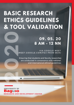 Basic Research Ethics Guidelines and Tool Validation